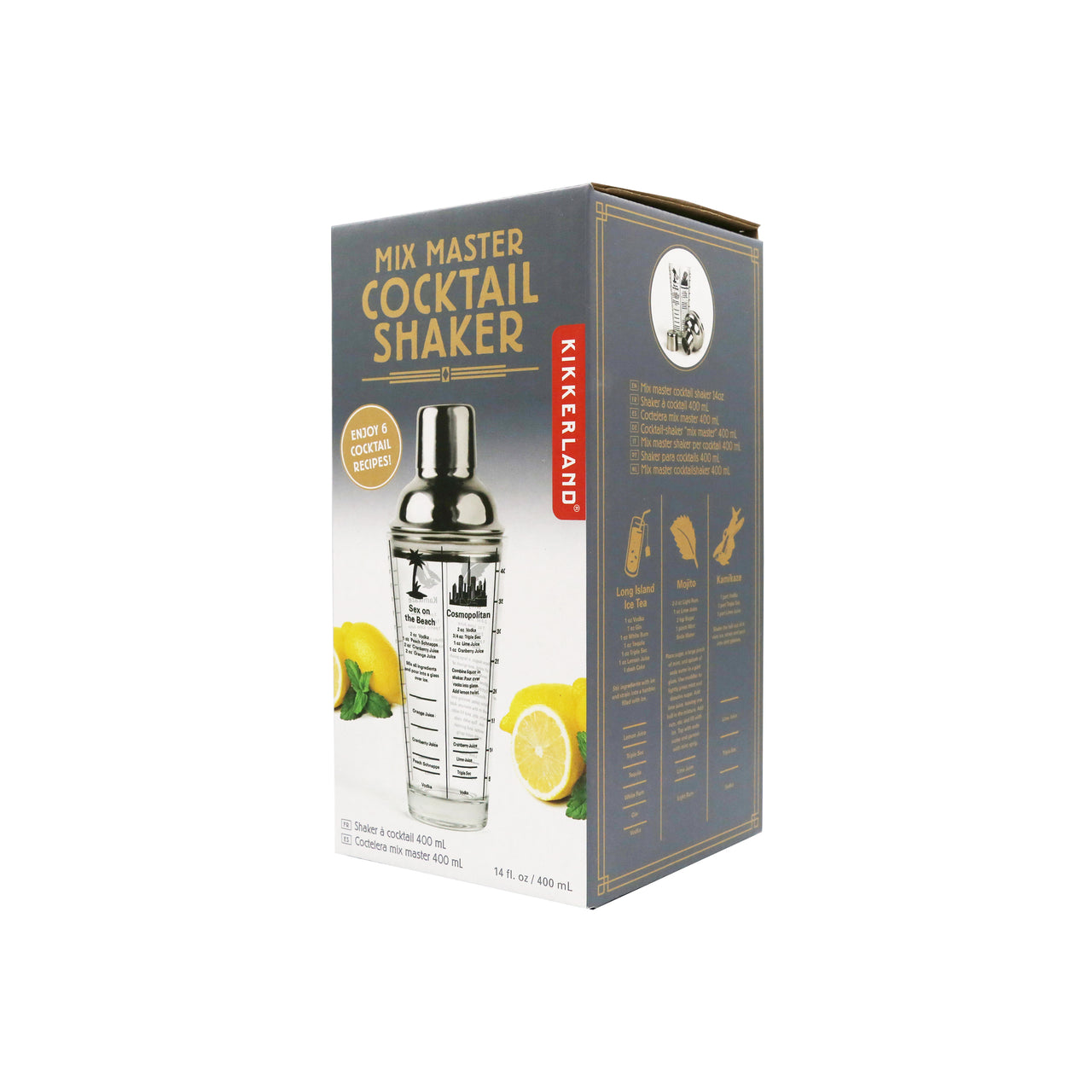 Mix Master Cocktail Shaker – Kikkerland Design Inc