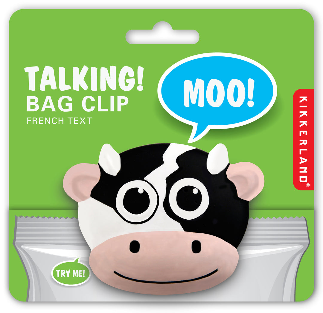 Cow Talking Bag Clip – Kikkerland Design Inc