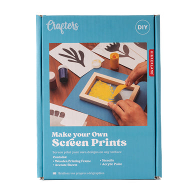 Crafter's Make Your Own Screen Prints – Kikkerland Design Inc