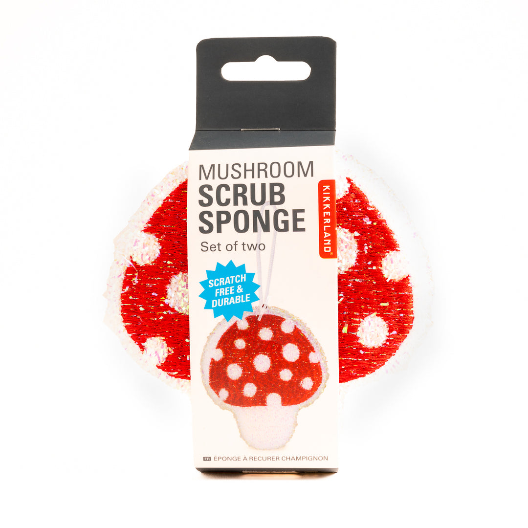 Mushroom Scrub Sponge – Kikkerland Design Inc