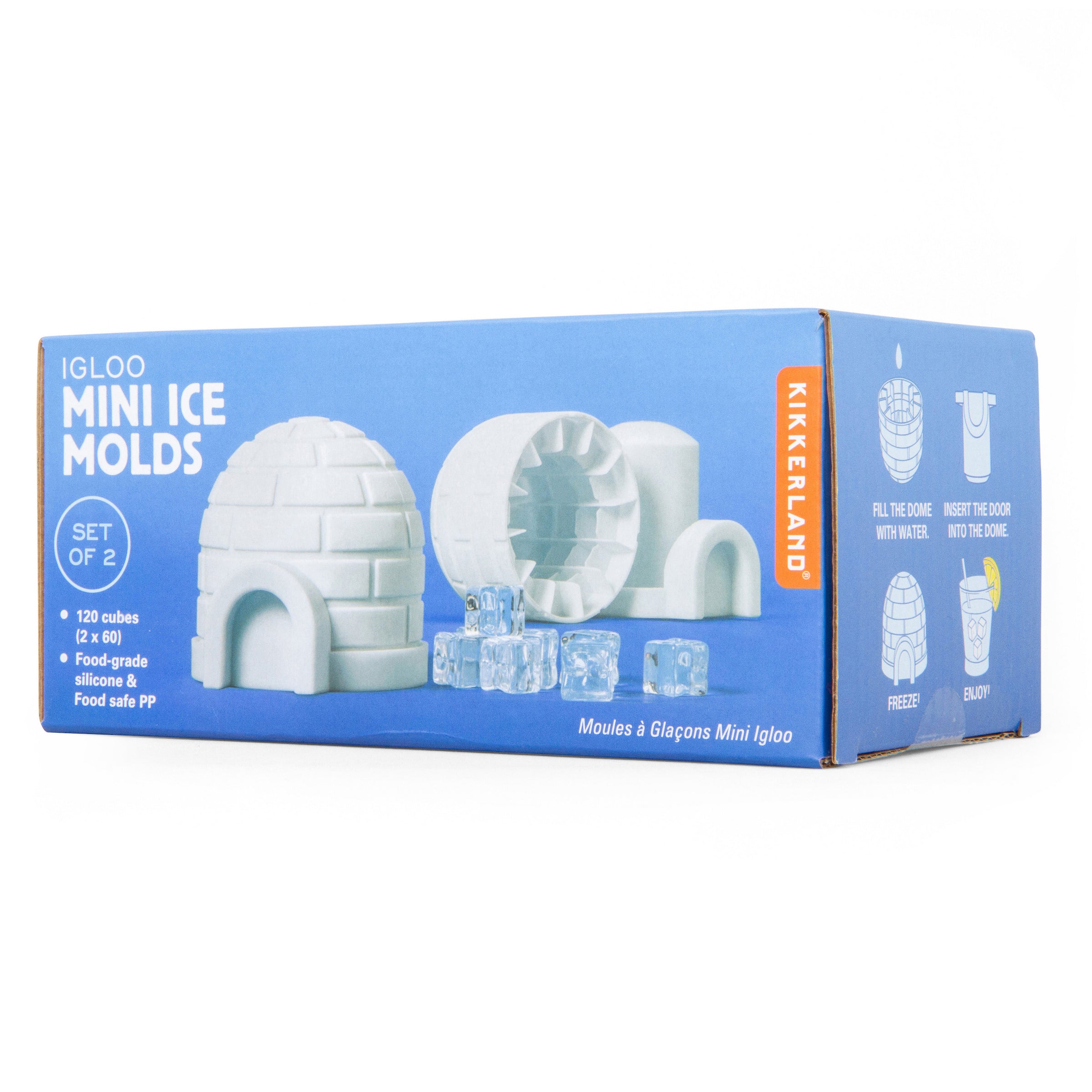 Igloo Mini Ice Molds – Kikkerland Design Inc