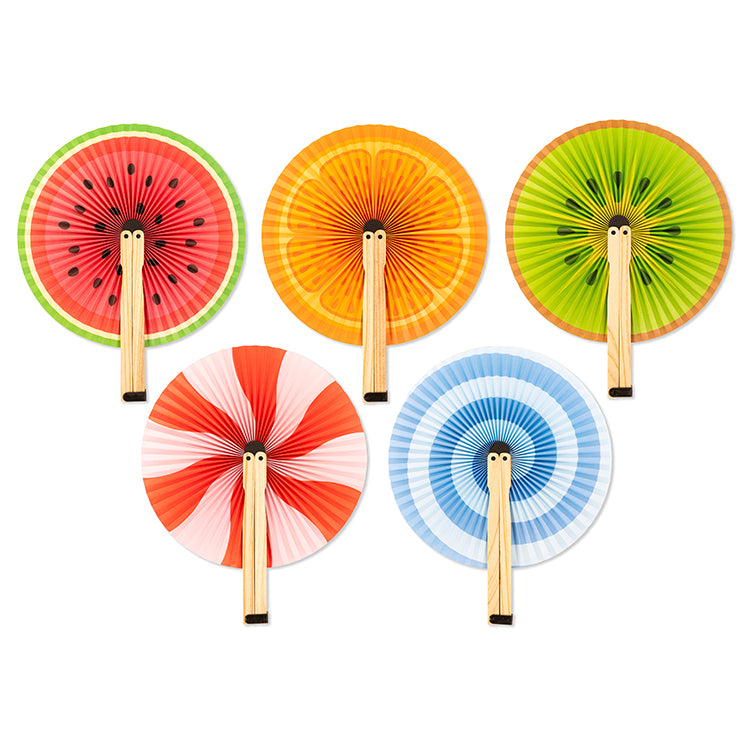 Fruity & Sweet Paper Fans – Kikkerland Design Inc