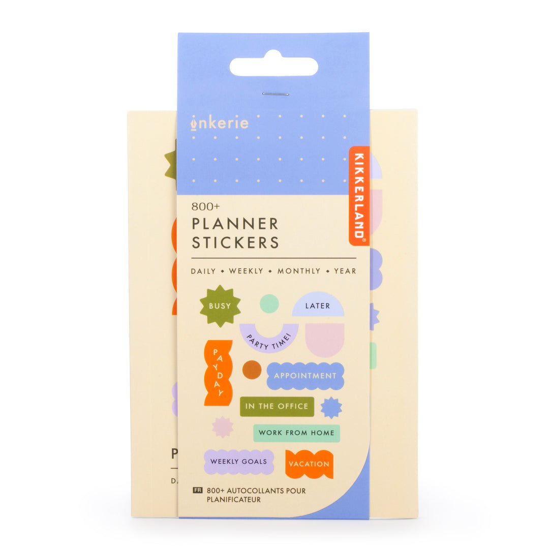 Inkerie Planner Stickers – Kikkerland Design Inc
