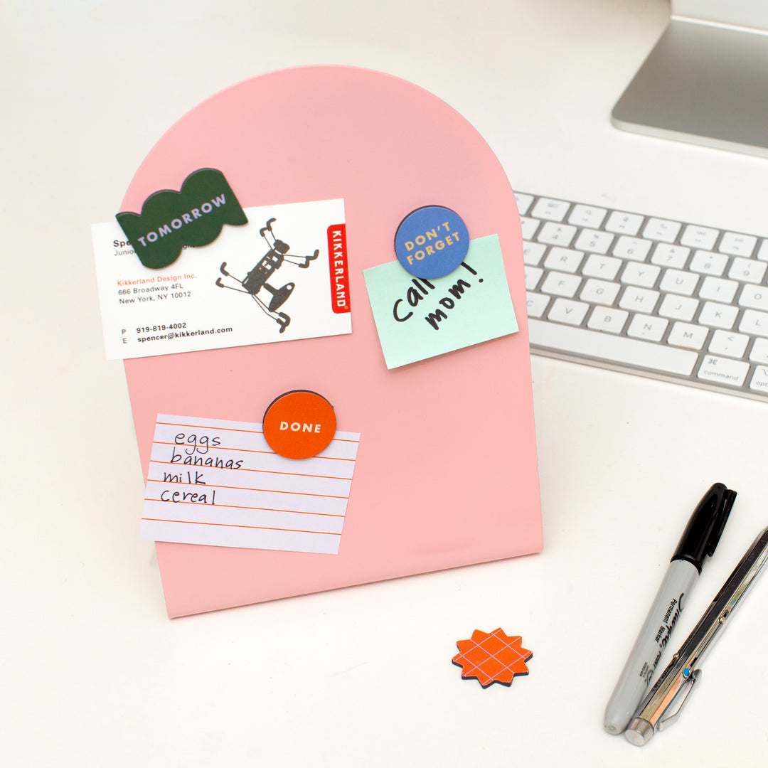 Inkerie Pink Magnetic Memo Board – Kikkerland Design Inc