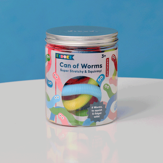 Kidoki Can of Worms – Kikkerland Design Inc