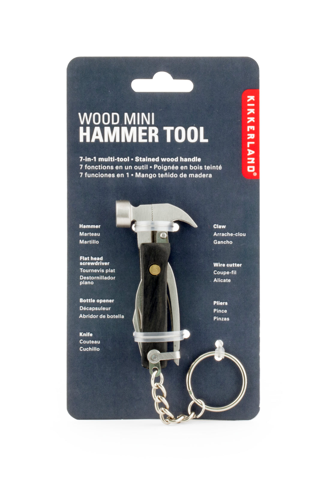 Wood Mini Hammer Multi-tool – Kikkerland Design Inc