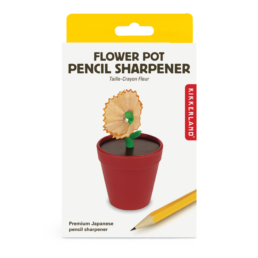 Flower Pot Pencil Sharpener – Kikkerland Design Inc