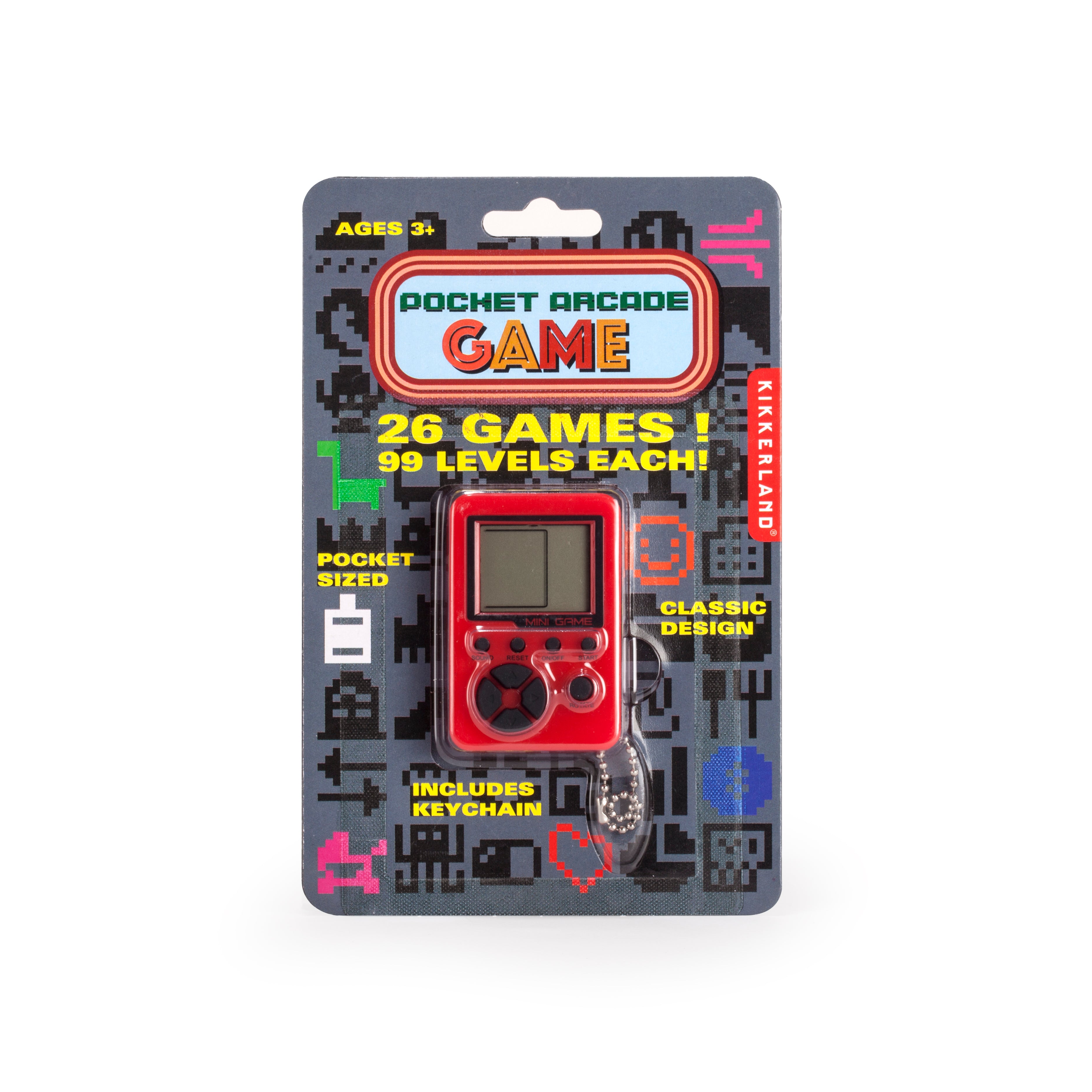 Pocket Arcade Game – Kikkerland Design Inc
