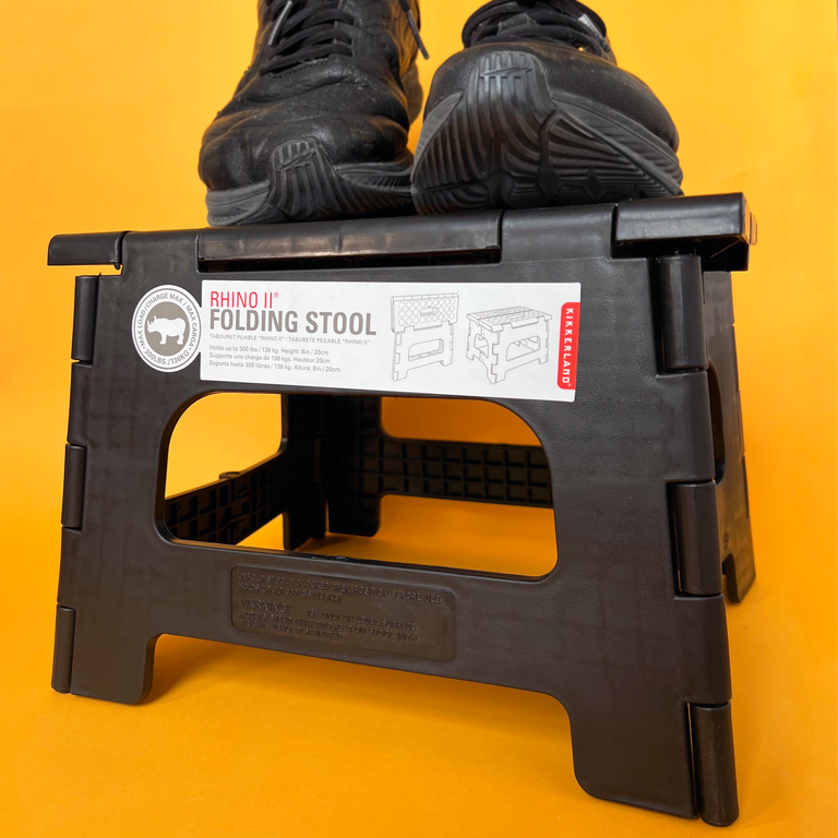 Rhino® II Step Stool Black – Kikkerland Design Inc
