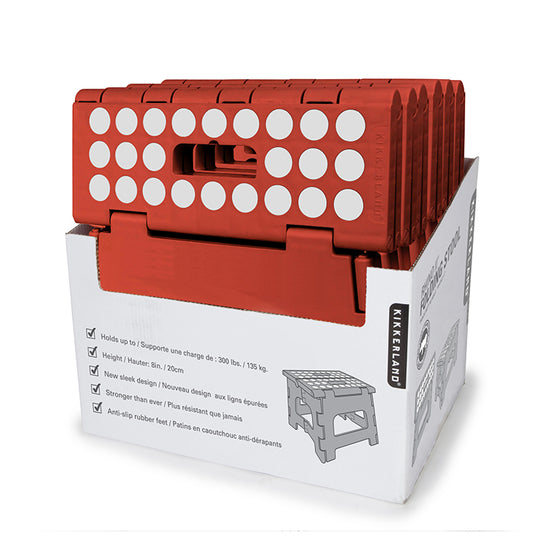 Rhino® II Step Stool Red – Kikkerland Design Inc