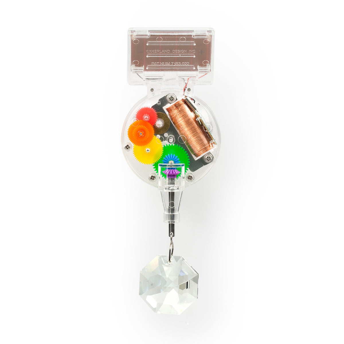 Solar Powered RainbowMaker With Crystal — Kikkerland Design Inc