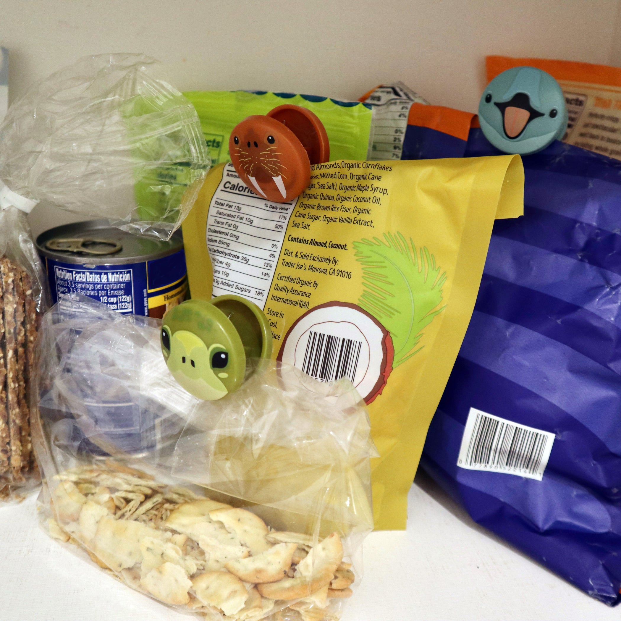 Nautical Sea Animal Bag Clips — Kikkerland Design Inc