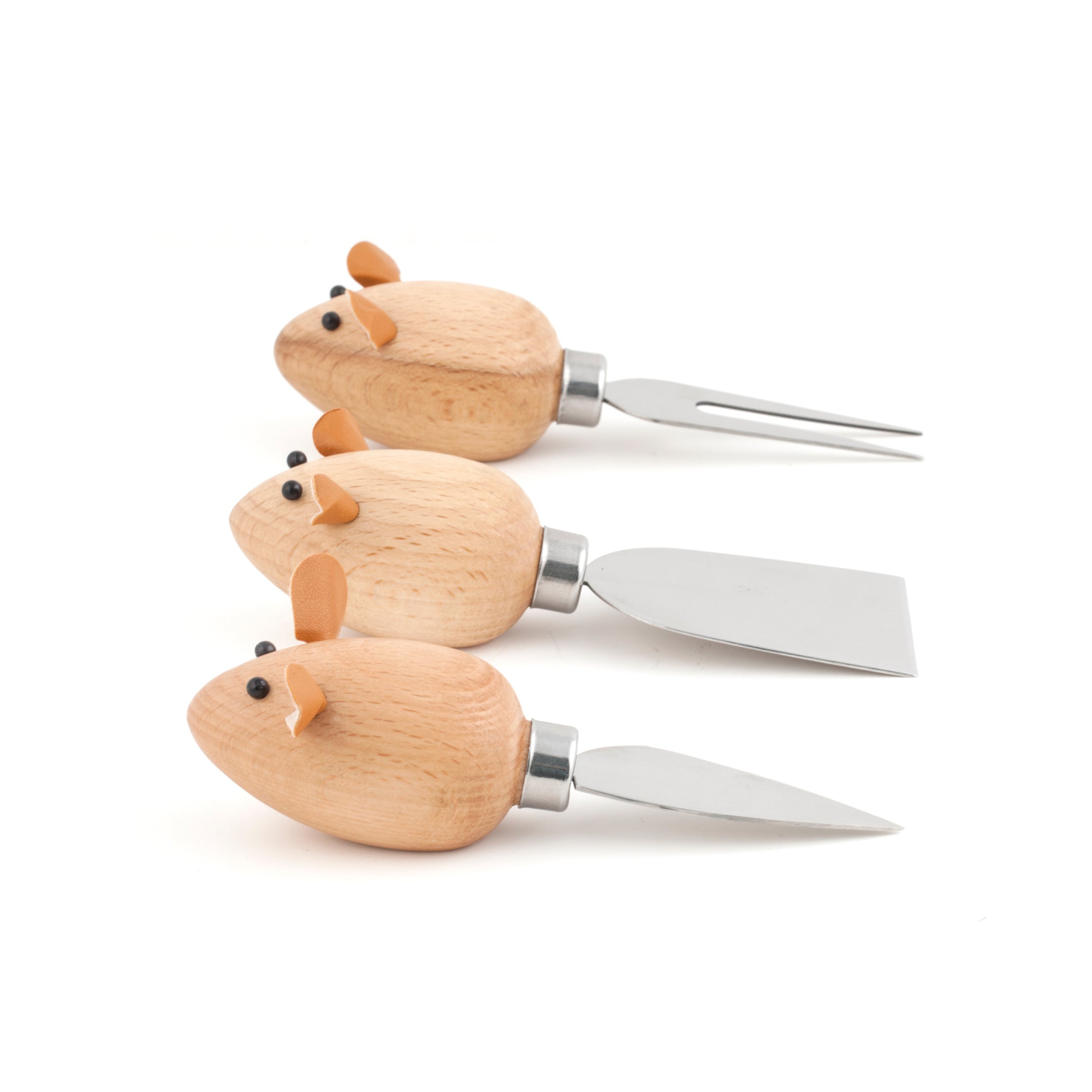 Cheese Knives Mice Set Of 3 — Kikkerland Design Inc