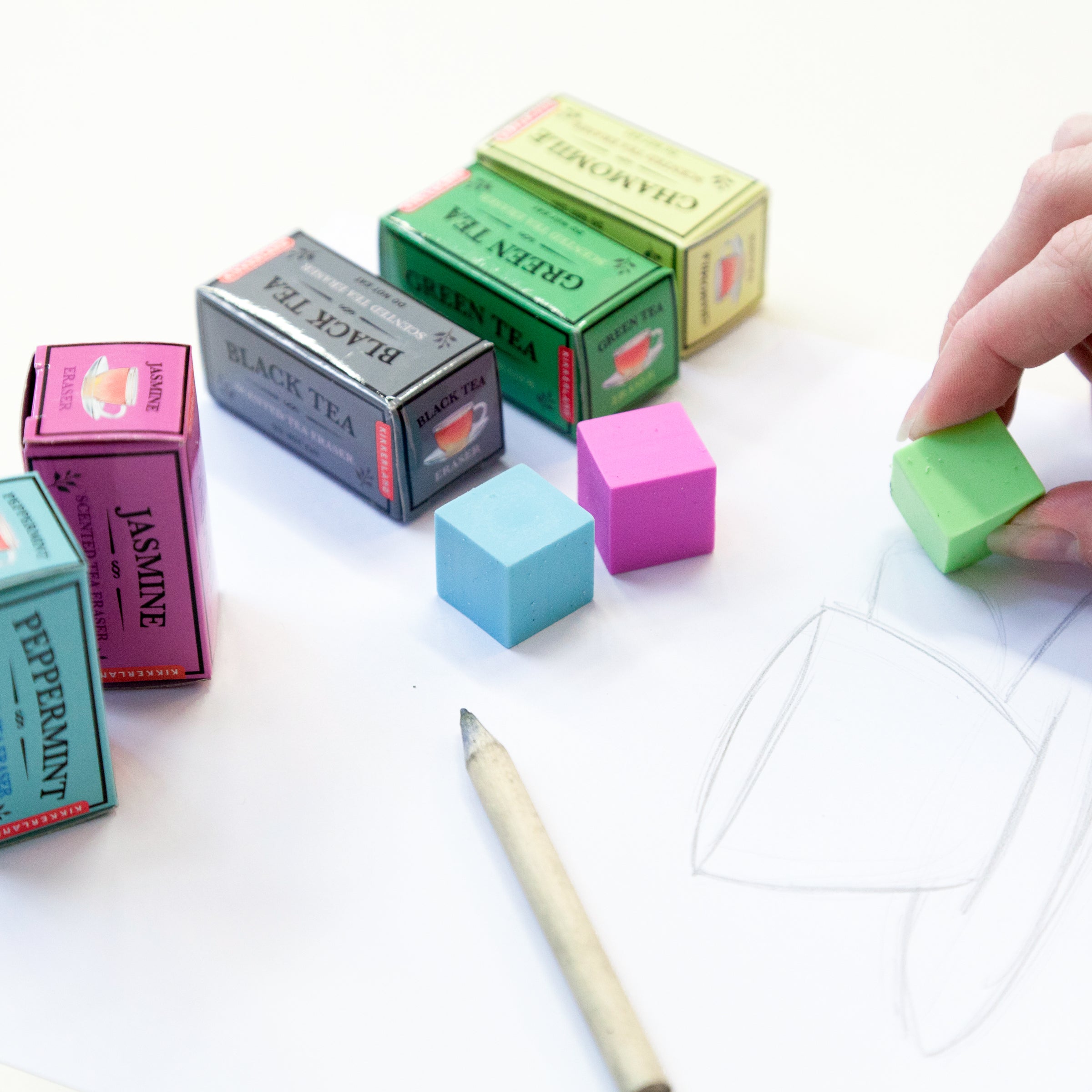 Tea Scented Erasers – Kikkerland Design Inc