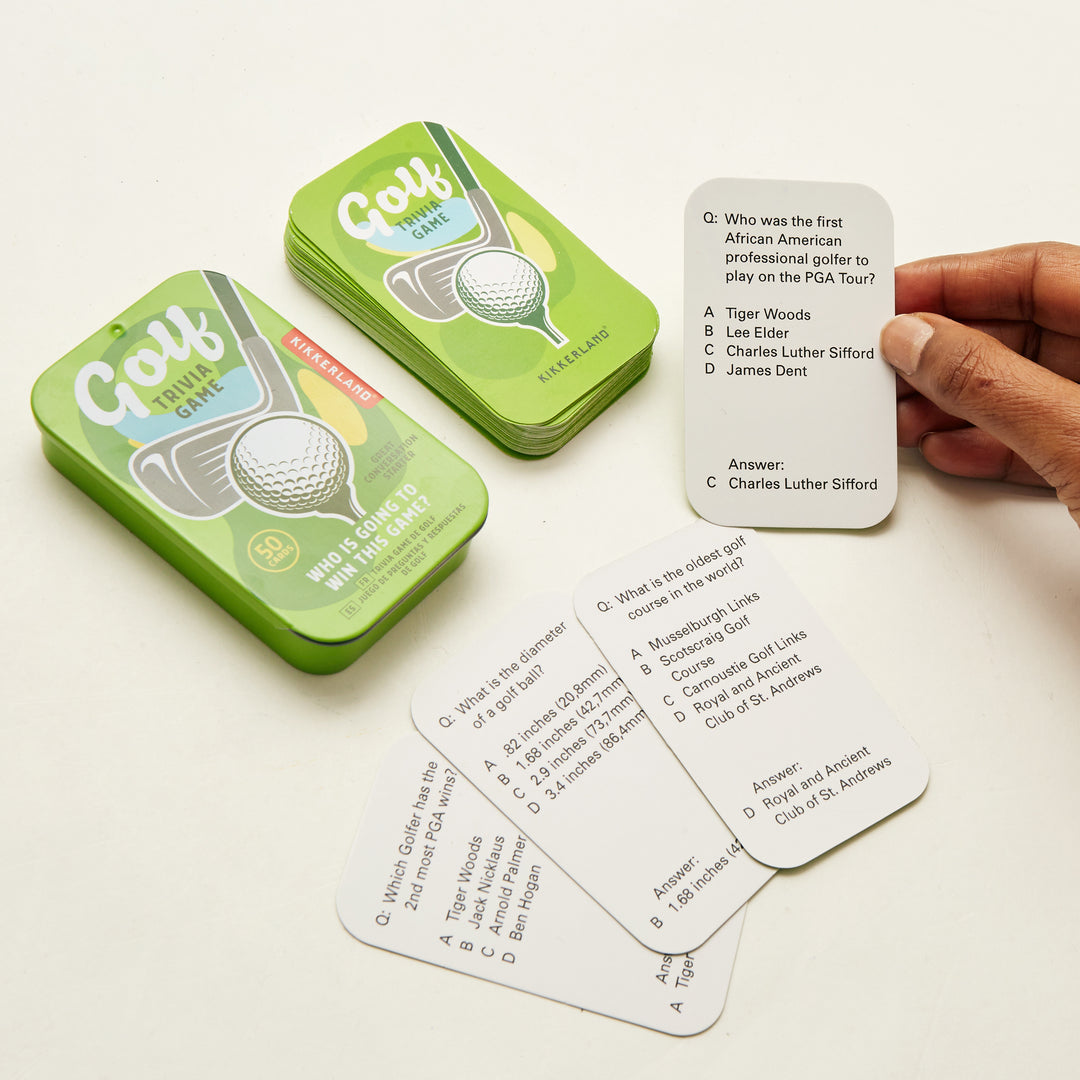 Golf Trivia Game – Kikkerland Design Inc