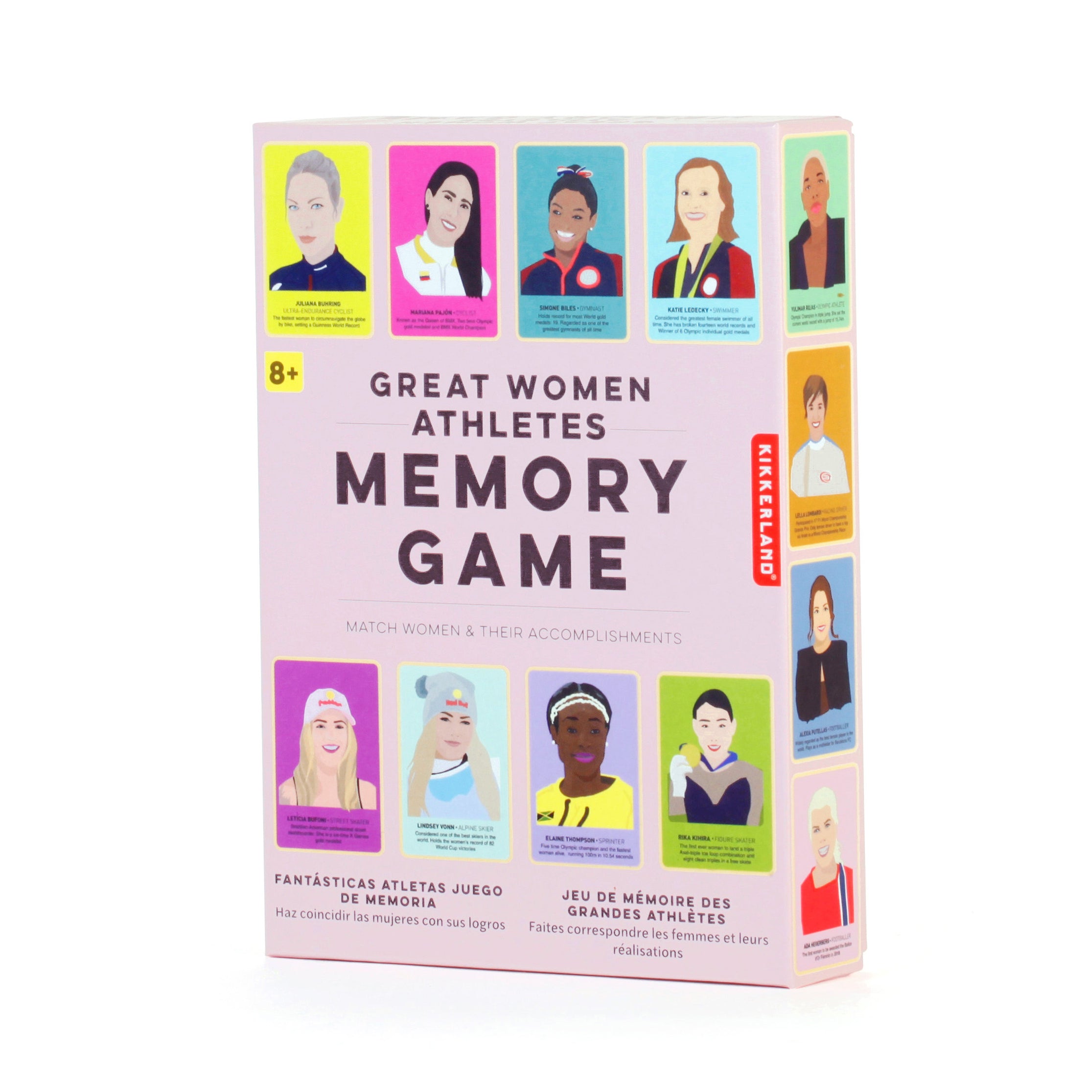 Great Women Athletes Memory Game, Flash Cards — Kikkerland Design Inc
