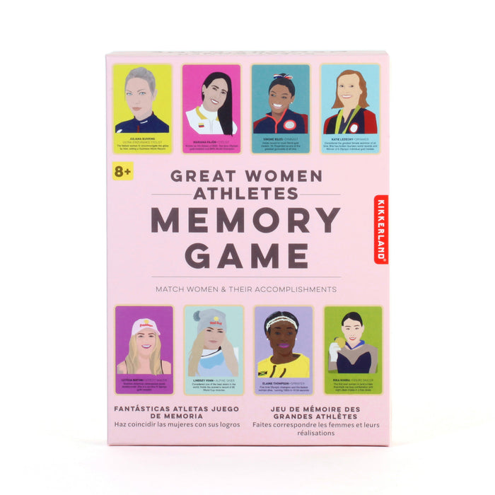 Great Women Athletes Memory Game, Flash Cards — Kikkerland Design Inc