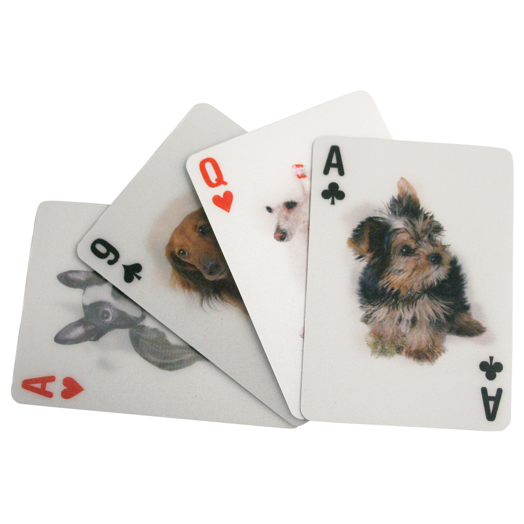 Playing Cards Dogs 3D — Kikkerland Design Inc