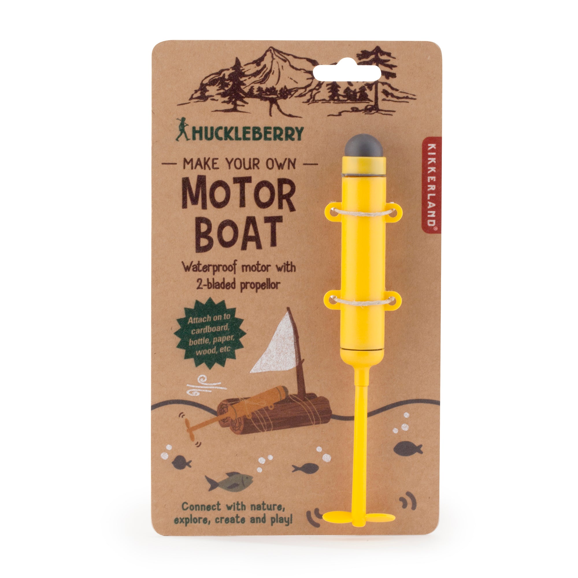 Huckleberry Make Your Own Motor Boat – Kikkerland Design Inc