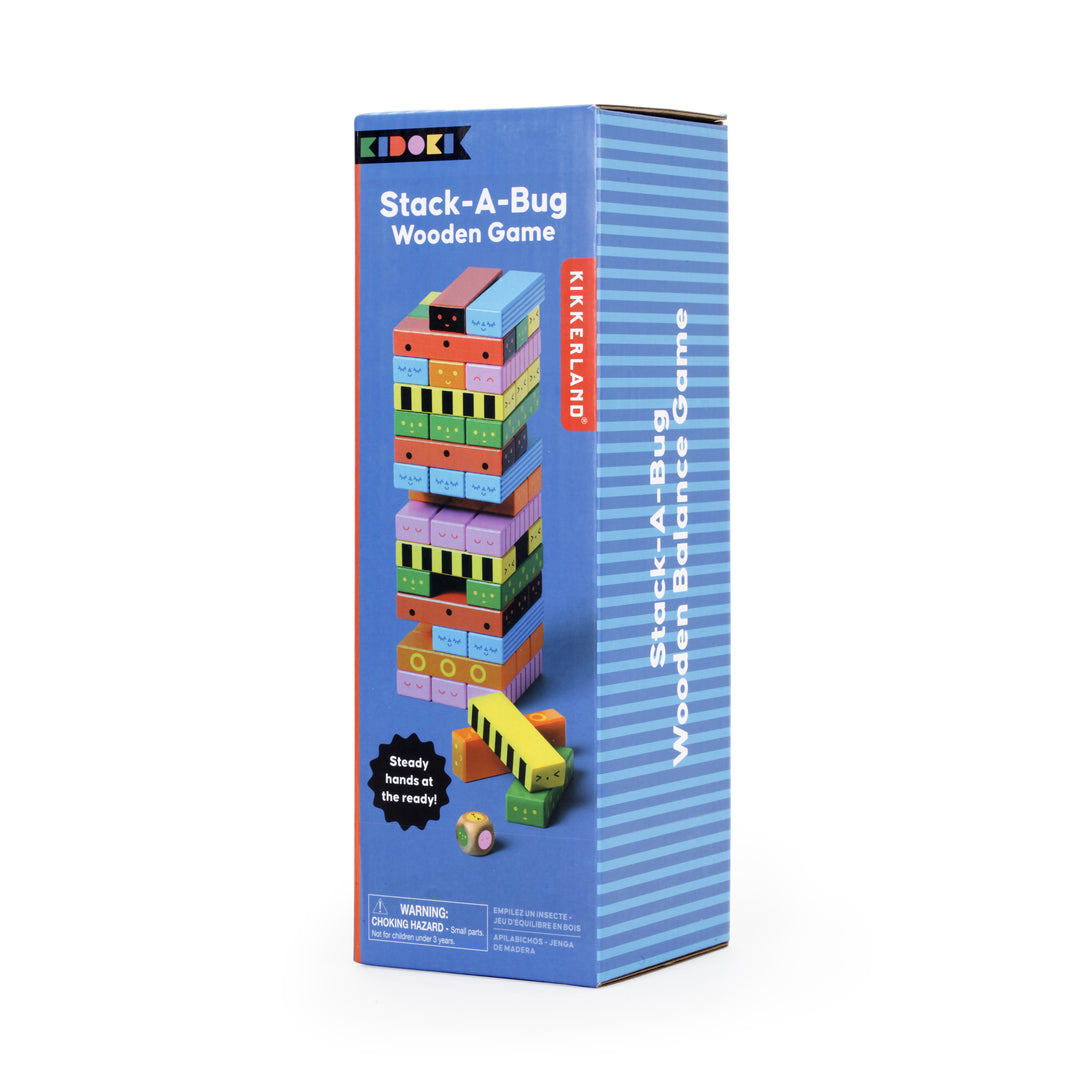 Kidoki Stack-A-Bug Wooden Game – Kikkerland Design Inc