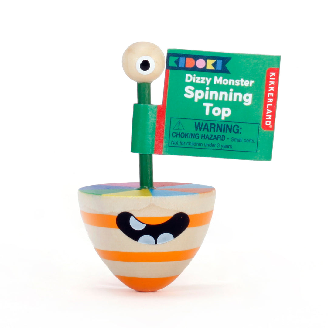 Kidoki Dizzy Monster Spinning Top – Kikkerland Design Inc