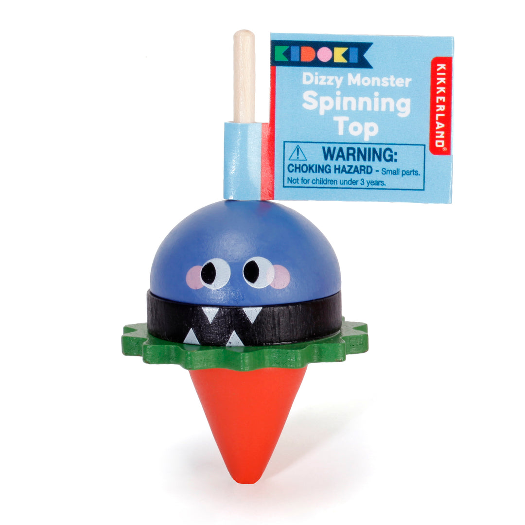 Kidoki Dizzy Monster Spinning Top – Kikkerland Design Inc