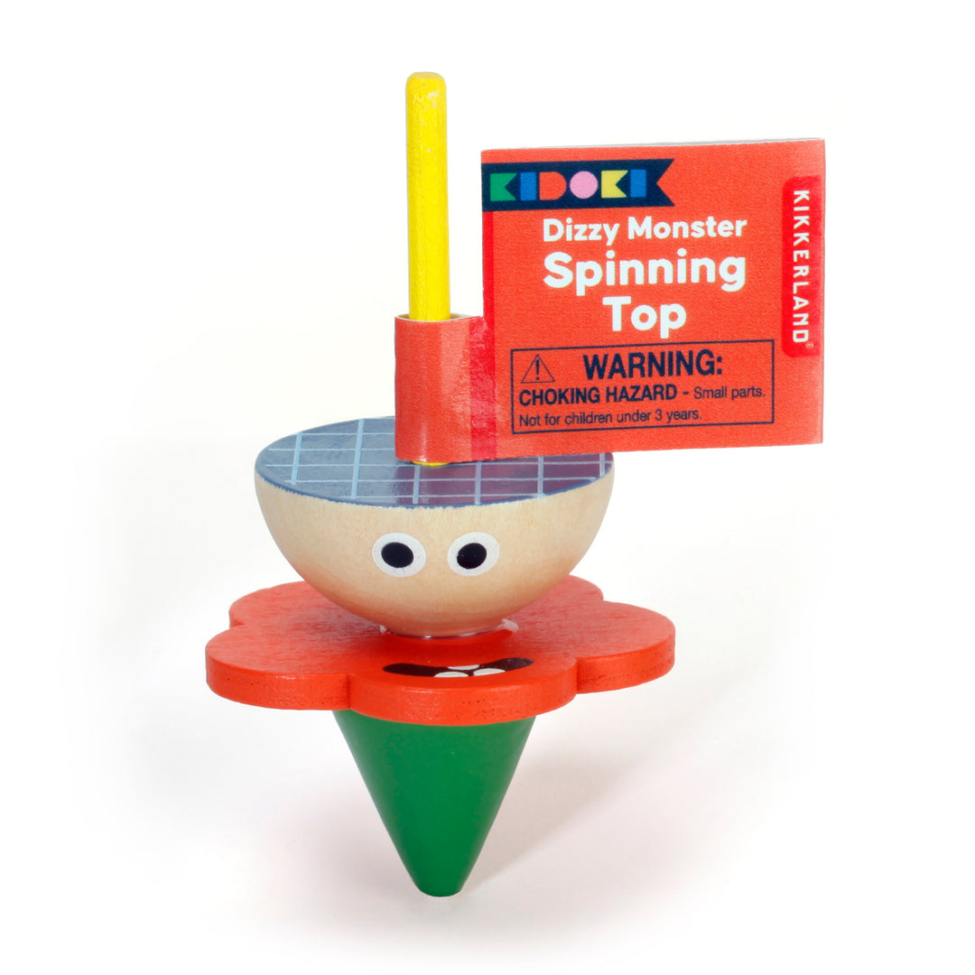 Kidoki Dizzy Monster Spinning Top – Kikkerland Design Inc
