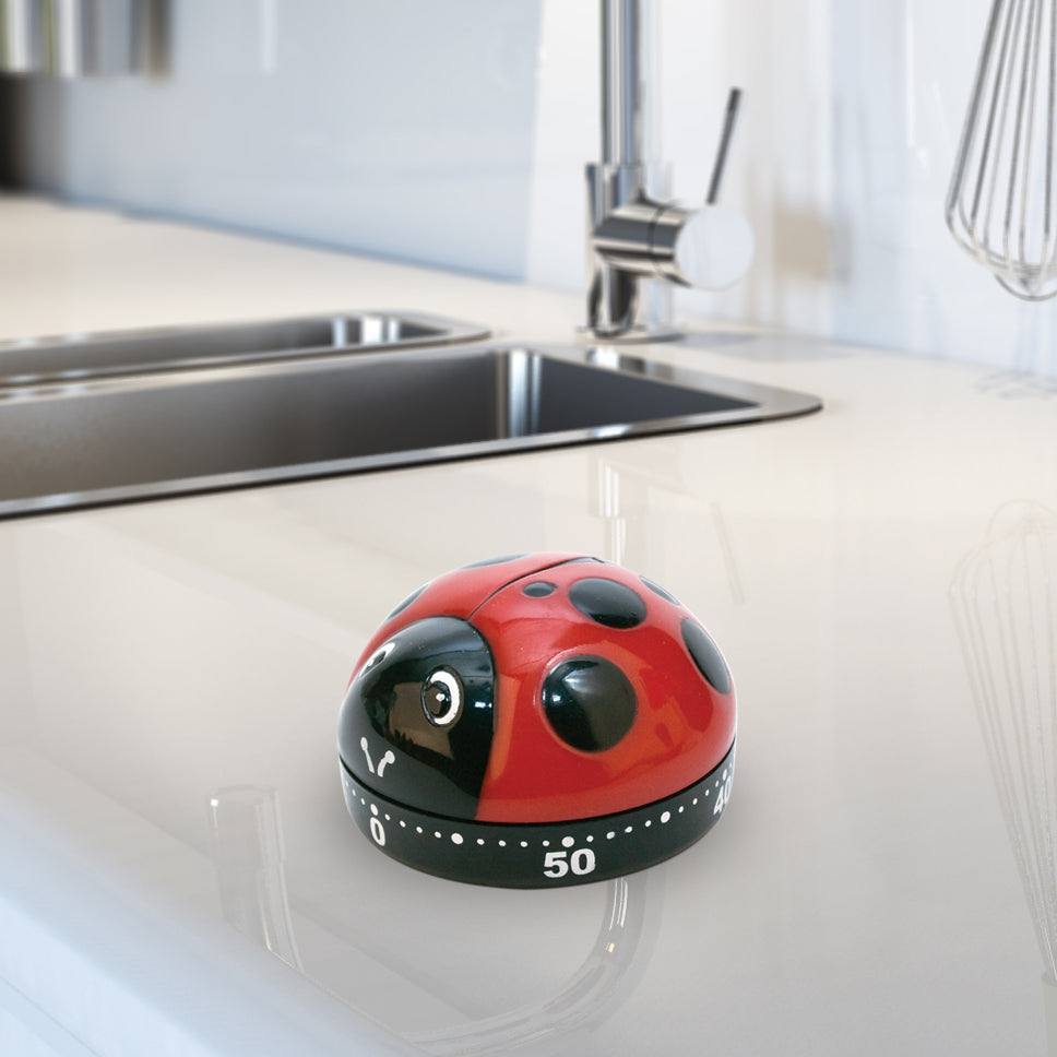 Kitchen Timer Ladybugs Red — Kikkerland Design Inc
