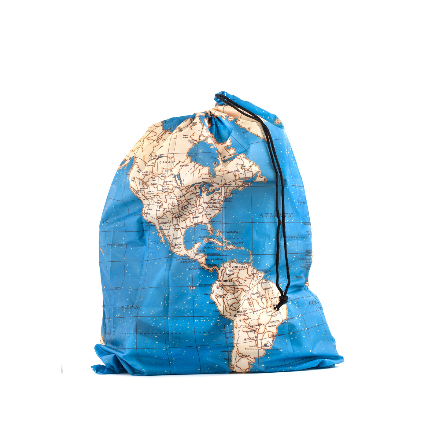Travel Map Laundry Bags — Kikkerland Design Inc