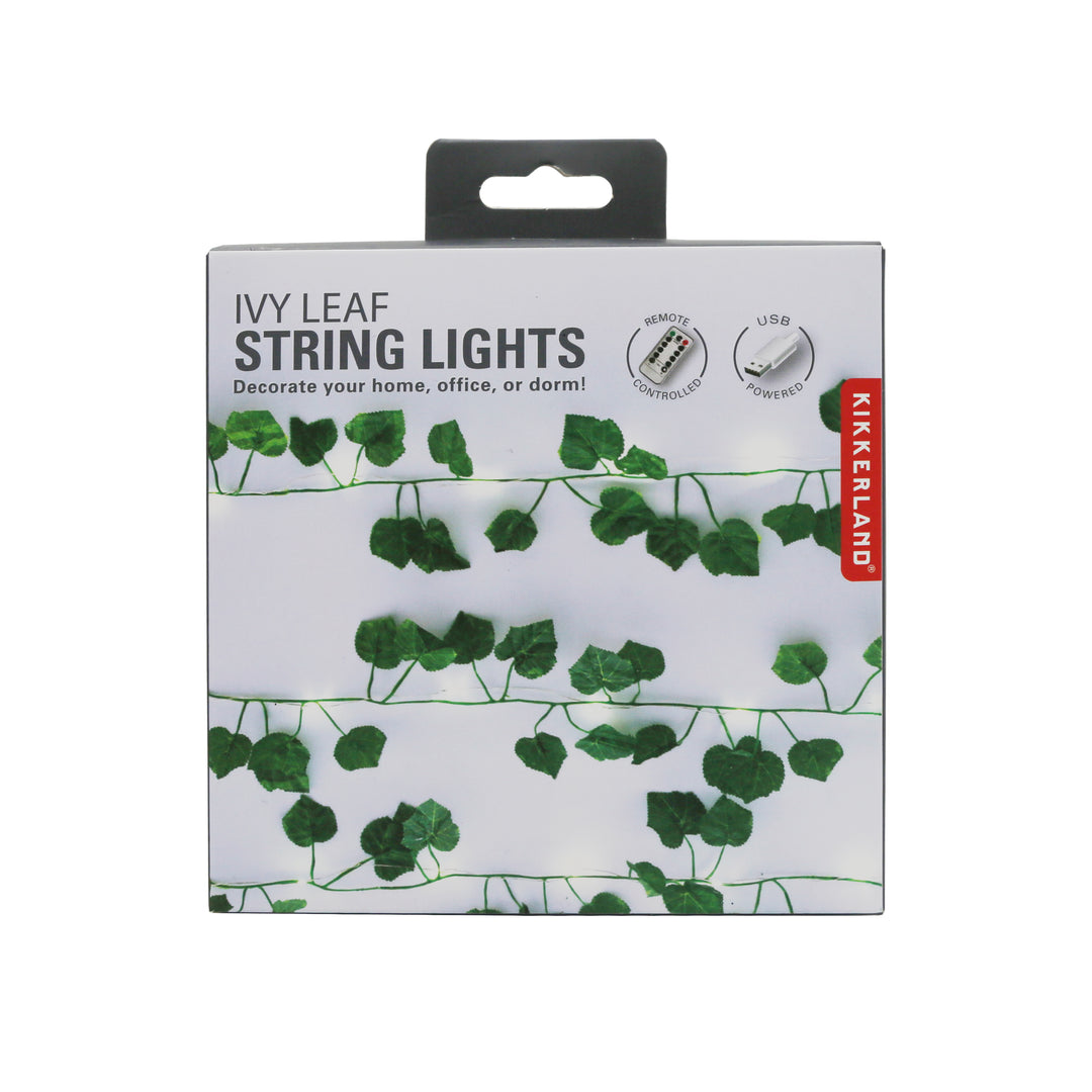 Ivy String Lights 10 Feet – Kikkerland Design Inc