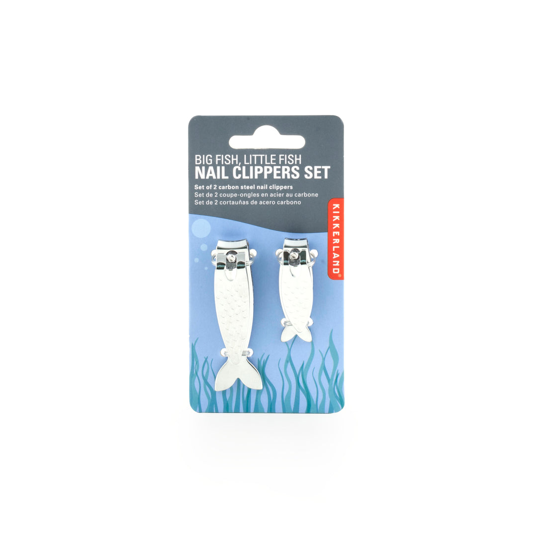 Big Fish, Little Fish Nail Clippers Set – Kikkerland Design Inc