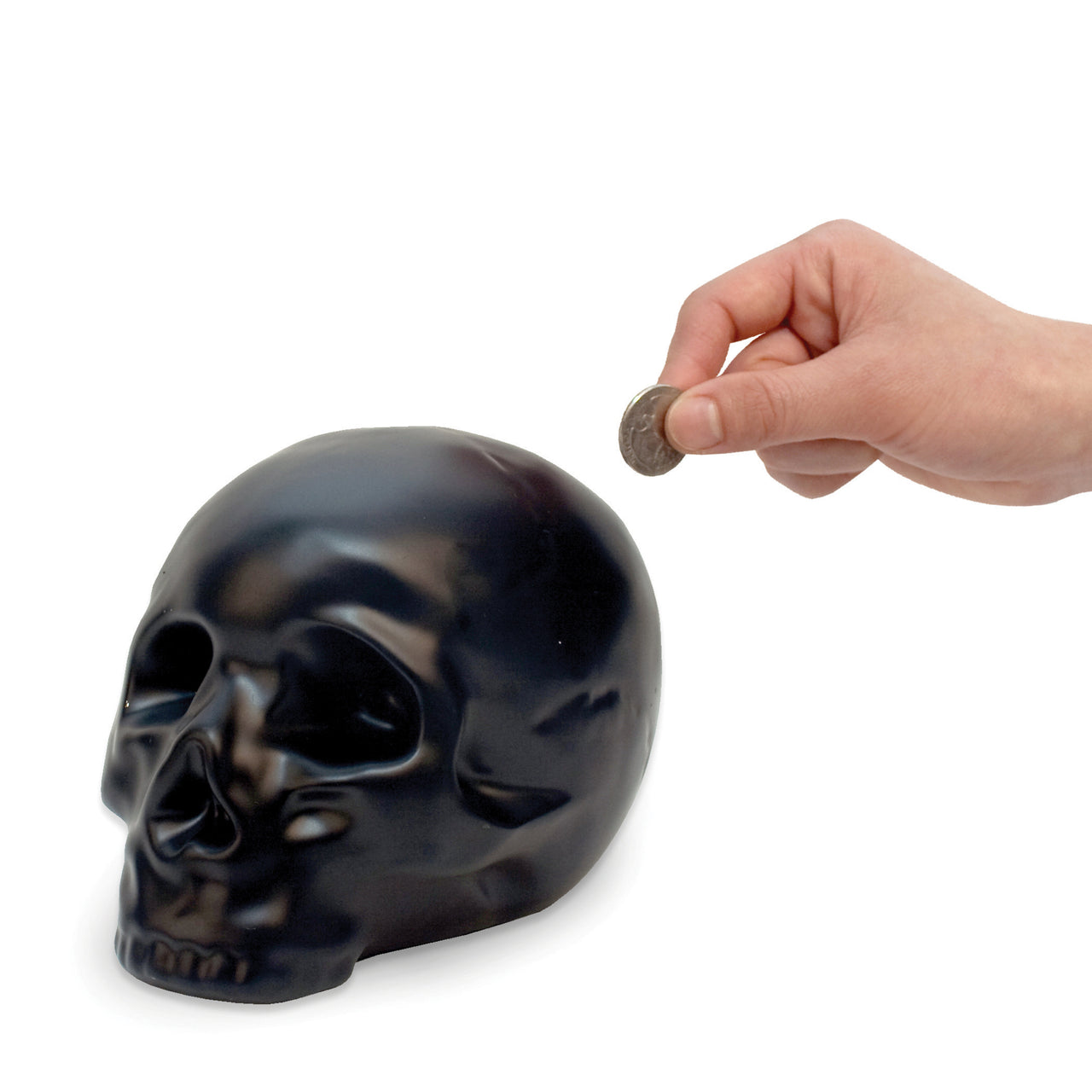 Skull Money Bank – Kikkerland Design Inc