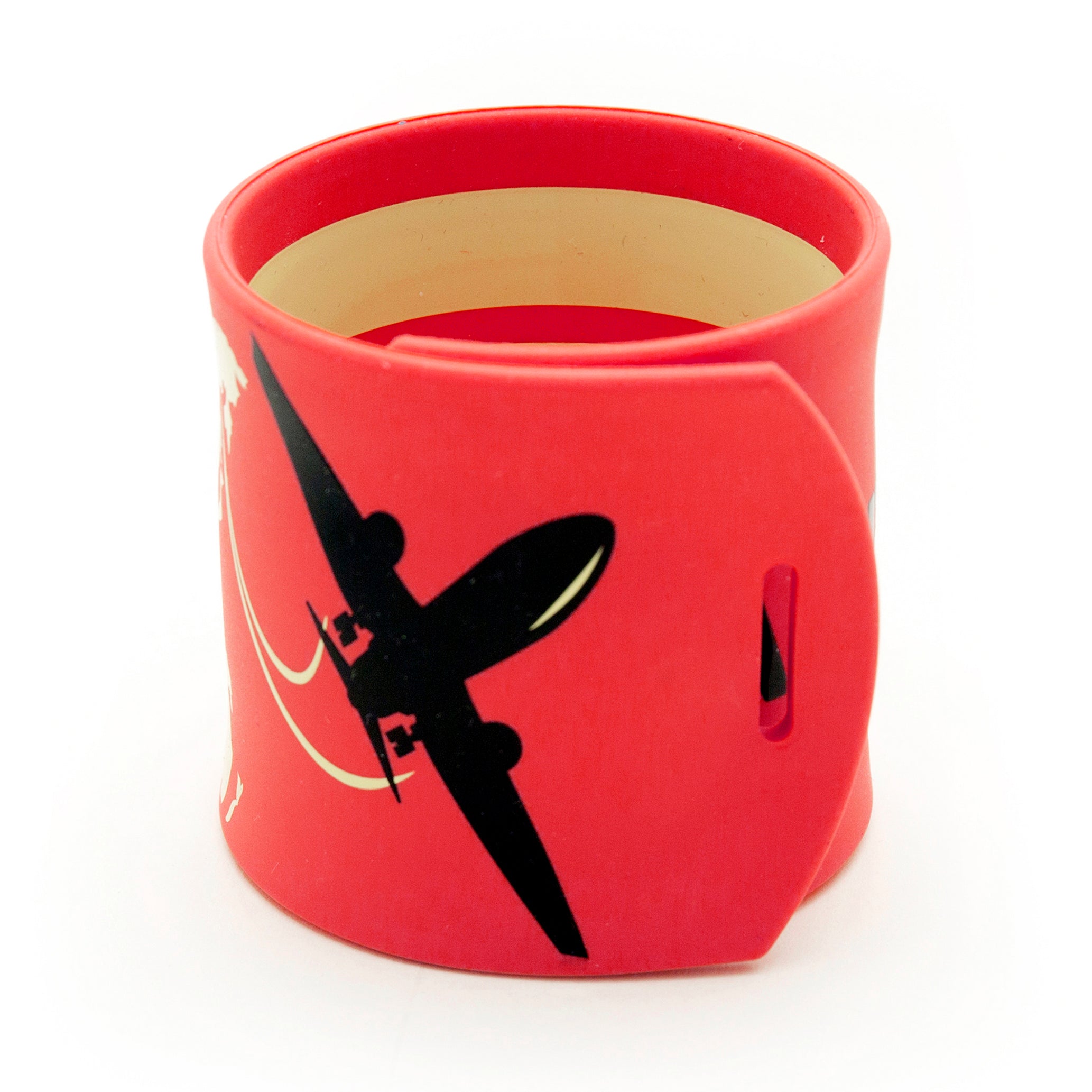 Red Slap Luggage Tag for Travel Identification — Kikkerland Design Inc