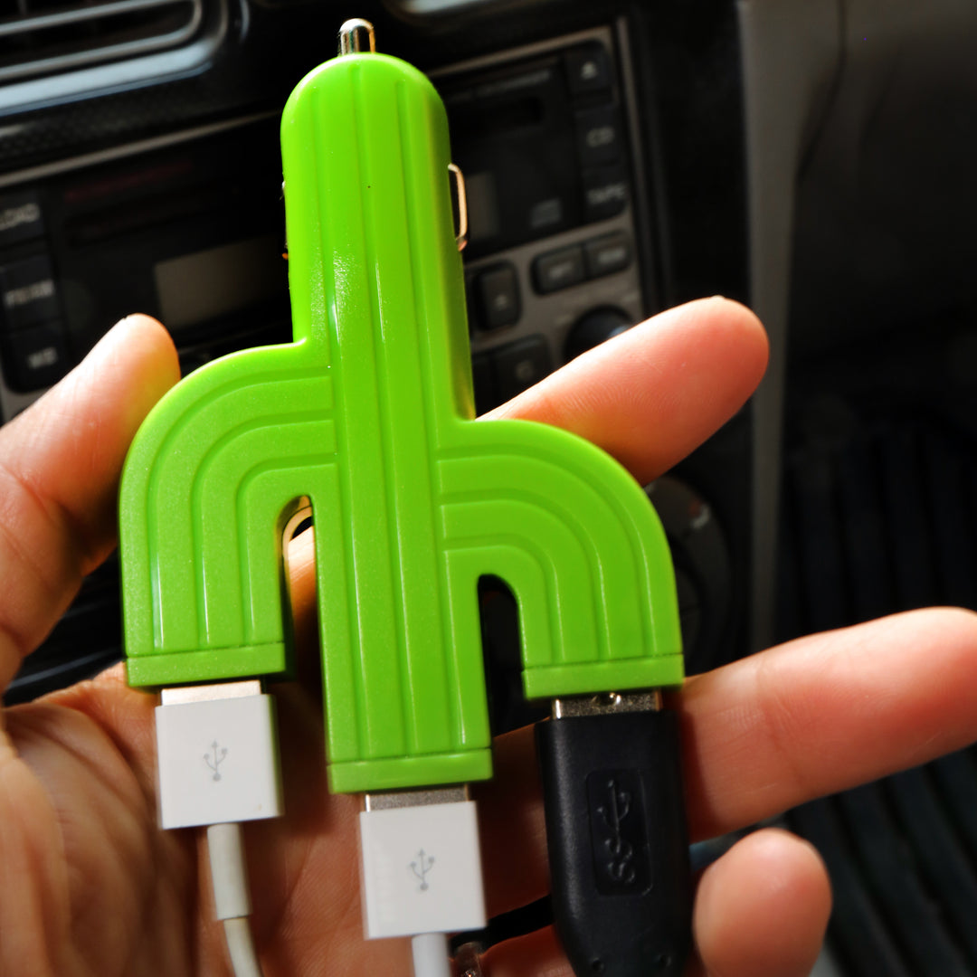 Cactus Car Charger – Kikkerland Design Inc